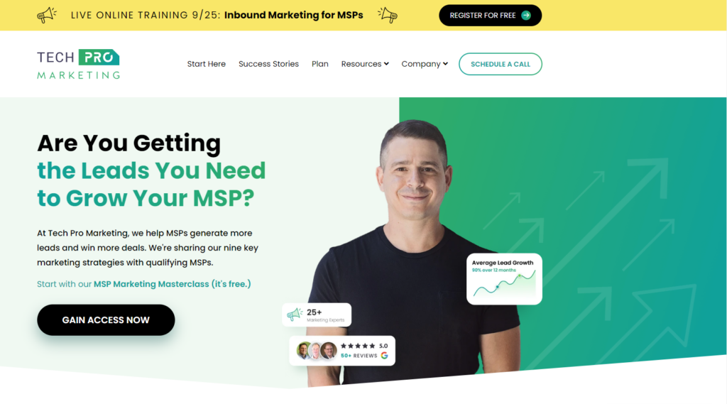 What do the “perfect” CTAs look like on an MSP website? - Tech Pro Marketing